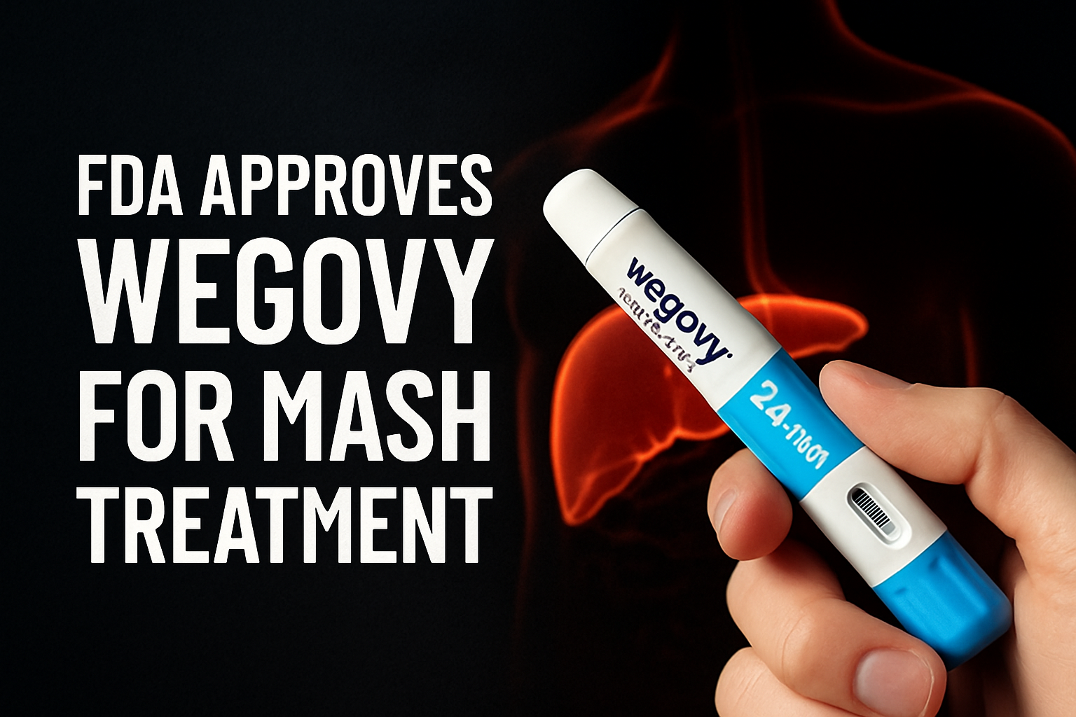 Novo Nordisk's Wegovy Gets FDA Approval for MASH Liver Disease | NVO Stock News