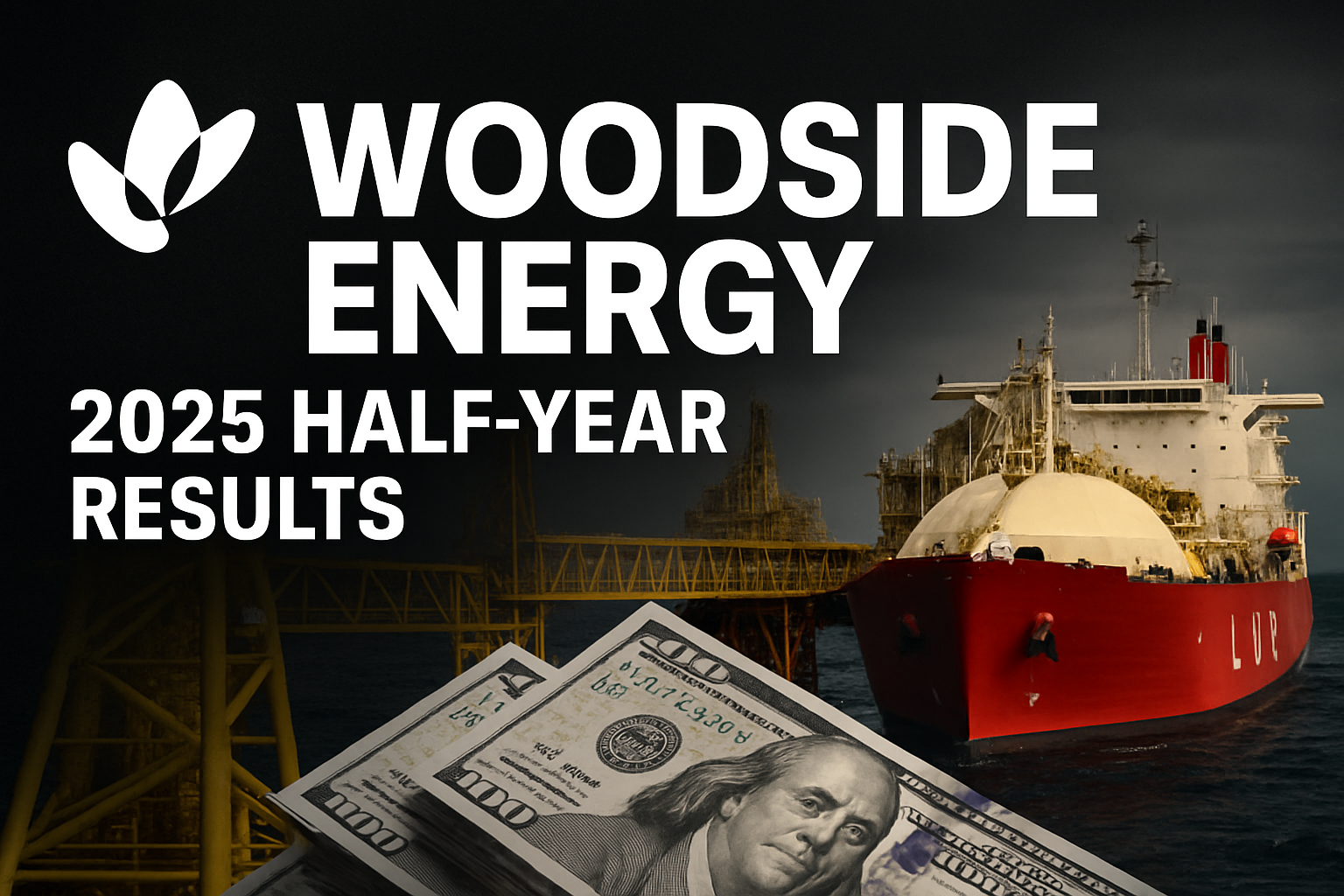 Woodside Energy H1 2025: $6.59B Revenue, Production Up 11% | WDS Stock News