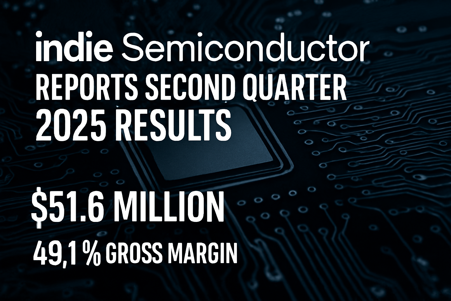 indie Semiconductor Q2 Revenue Hits $51.6M, Acquires Vision Software ...